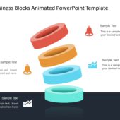 Free Animated 3D Steps PowerPoint Template