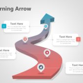 Downward Arrows PowerPoint Template