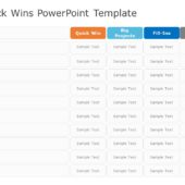 Quick Wins PowerPoint Template