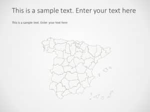 Spain Map PowerPoint Template 5 | Map PowerPoint Templates | SlideUpLift