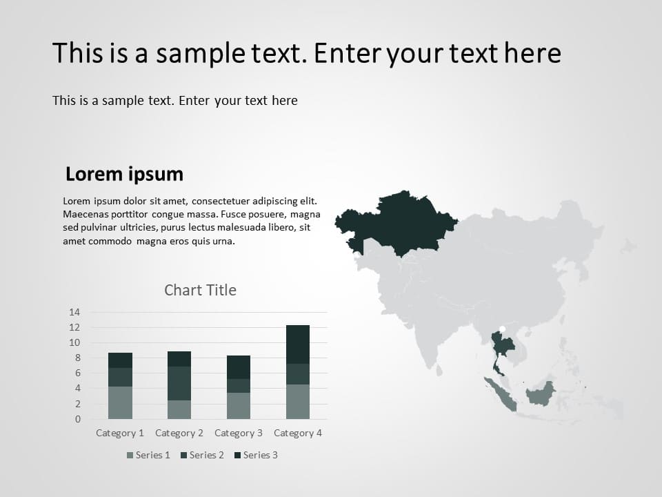 Asia Map PowerPoint Template 3 | Map PowerPoint Templates | SlideUpLift