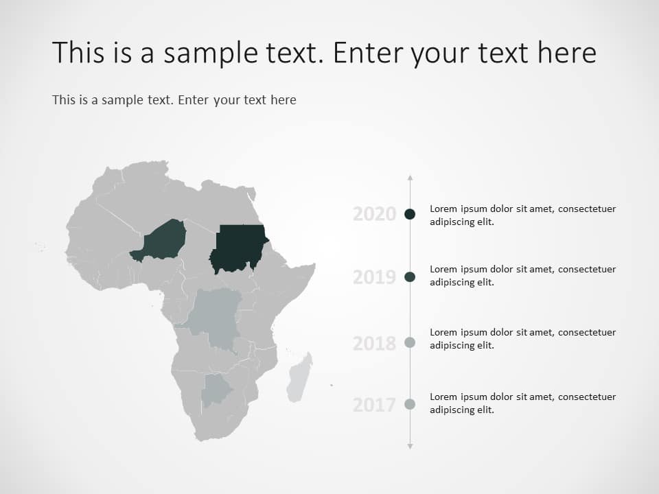 Africa Map PowerPoint Template 7 | Map PowerPoint Templates | SlideUpLift
