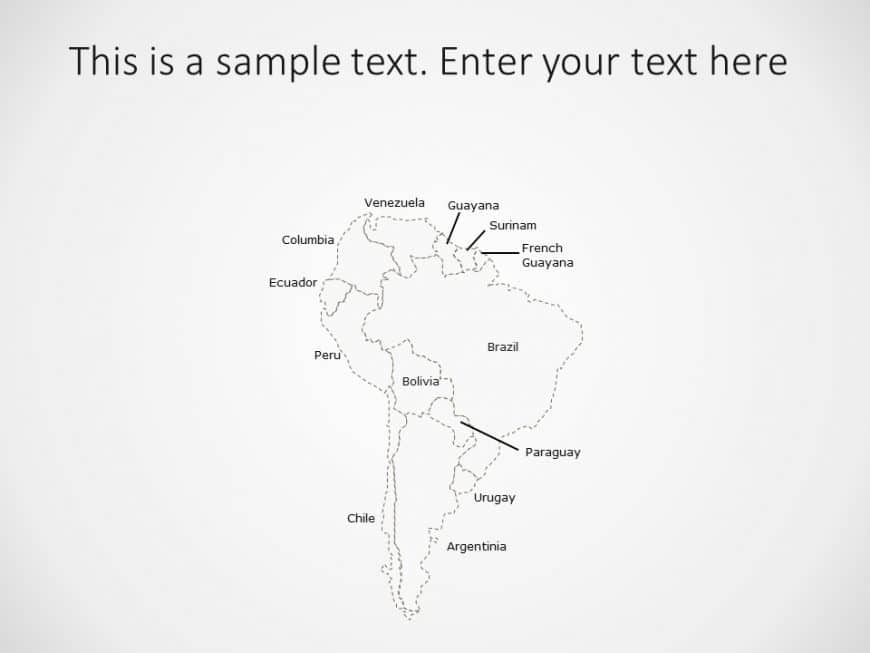 Download Latin America Powerpoint Template 3 PPT