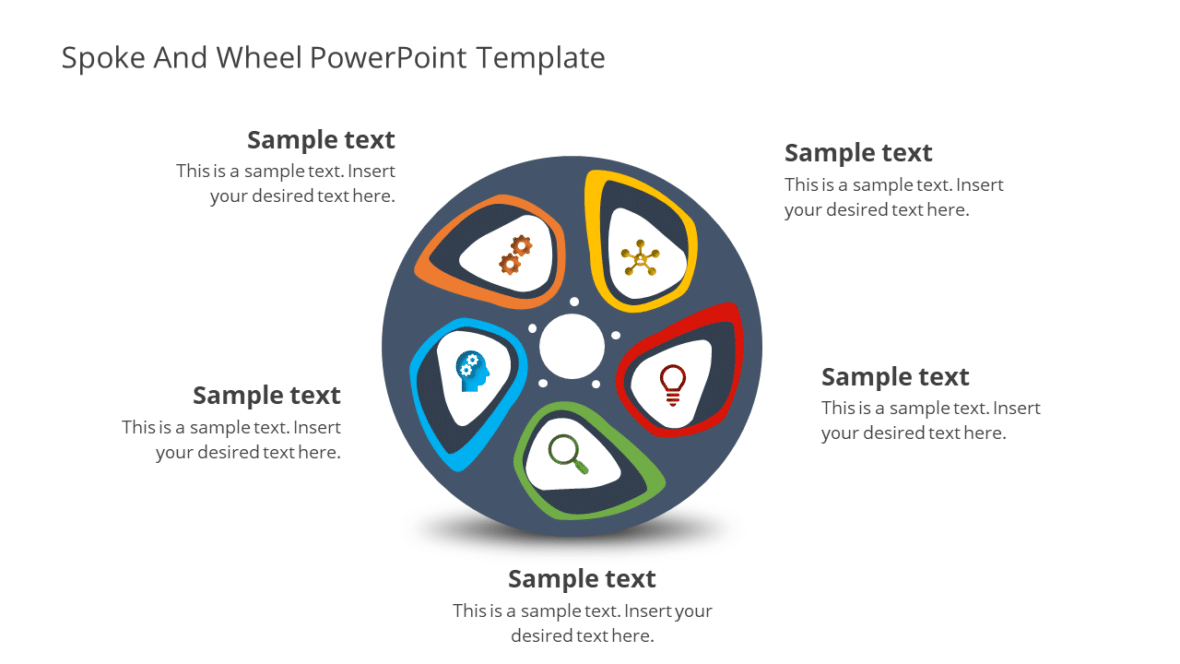 Editable Spoke and Wheel Templates For PowerPoint | SlideUpLift