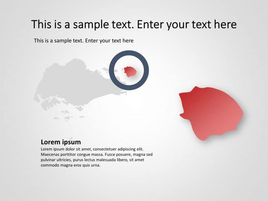 Editable Singapore Maps Templates for PowerPoint | SlideUpLift