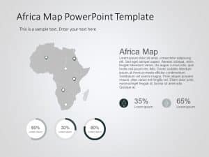 Africa Map PowerPoint Template 8 | Map PowerPoint Templates | SlideUpLift