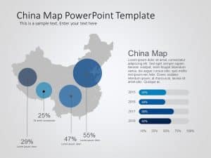 China map powerpoint template 8 | Map PowerPoint Templates | SlideUpLift