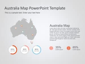 Australia Map PowerPoint Template 10 | Map PowerPoint Templates ...