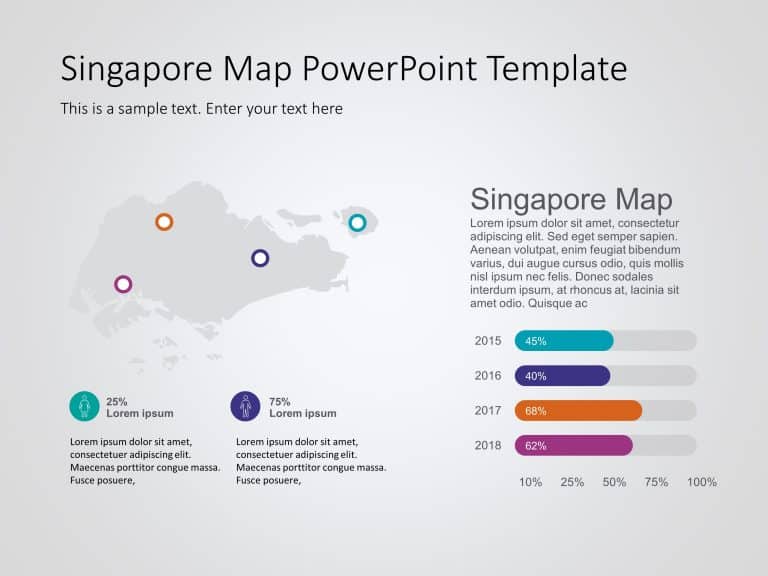 Top Singapore Map PowerPoint Templates | Singapore Map PPT Slides and ...