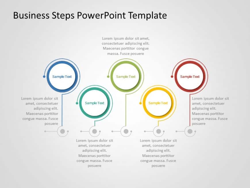 Business Steps 1 PowerPoint Template | SlideUpLift