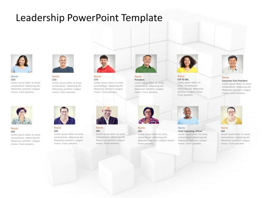 Company Leadership Team Powerpoint Template | Team PowerPoint Templates ...