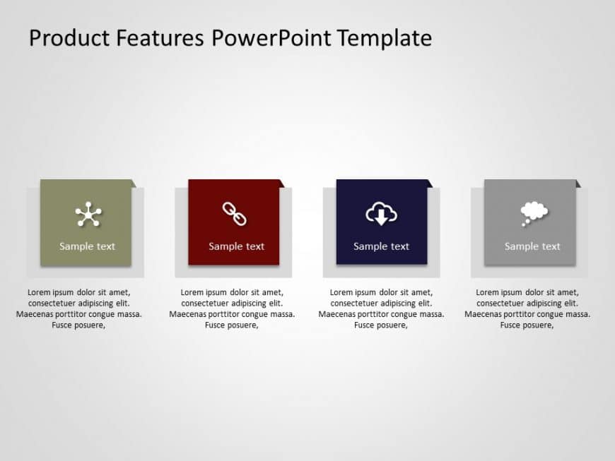 Product Features PowerPoint Template 6 | Product Features Powerpoint ...