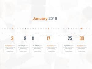 Calendar 6 PowerPoint Template | SlideUpLift