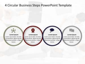 Circular Business Steps PowerPoint Template | SlideUpLift