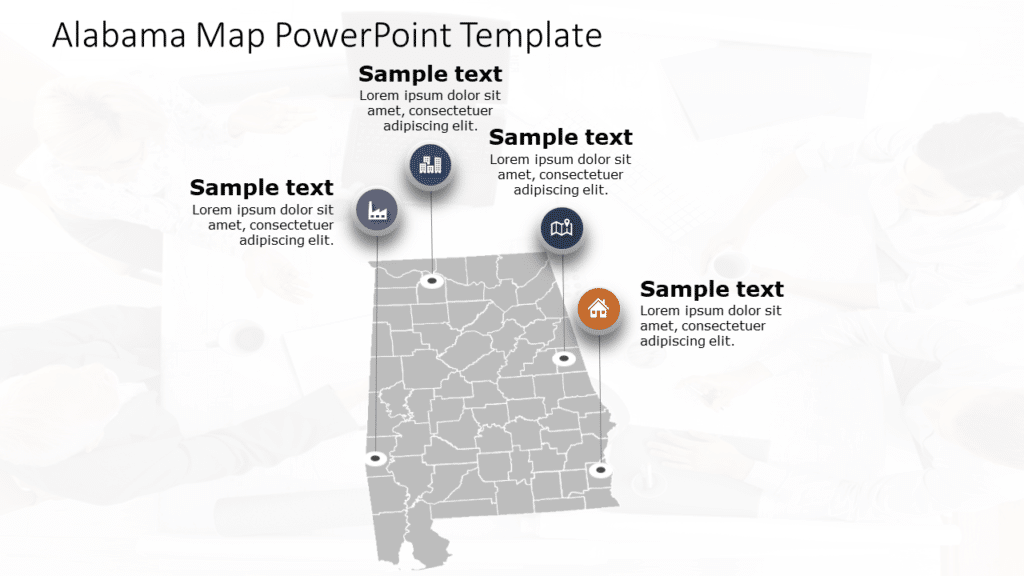 1096+ Free Editable Alabama Maps Templates for PowerPoint | SlideUpLift