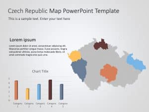 Czech Republic Map PowerPoint Template 5 | Map PowerPoint Templates ...