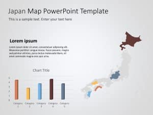 Japan Map PowerPoint Template 2 | Map PowerPoint Templates | SlideUpLift