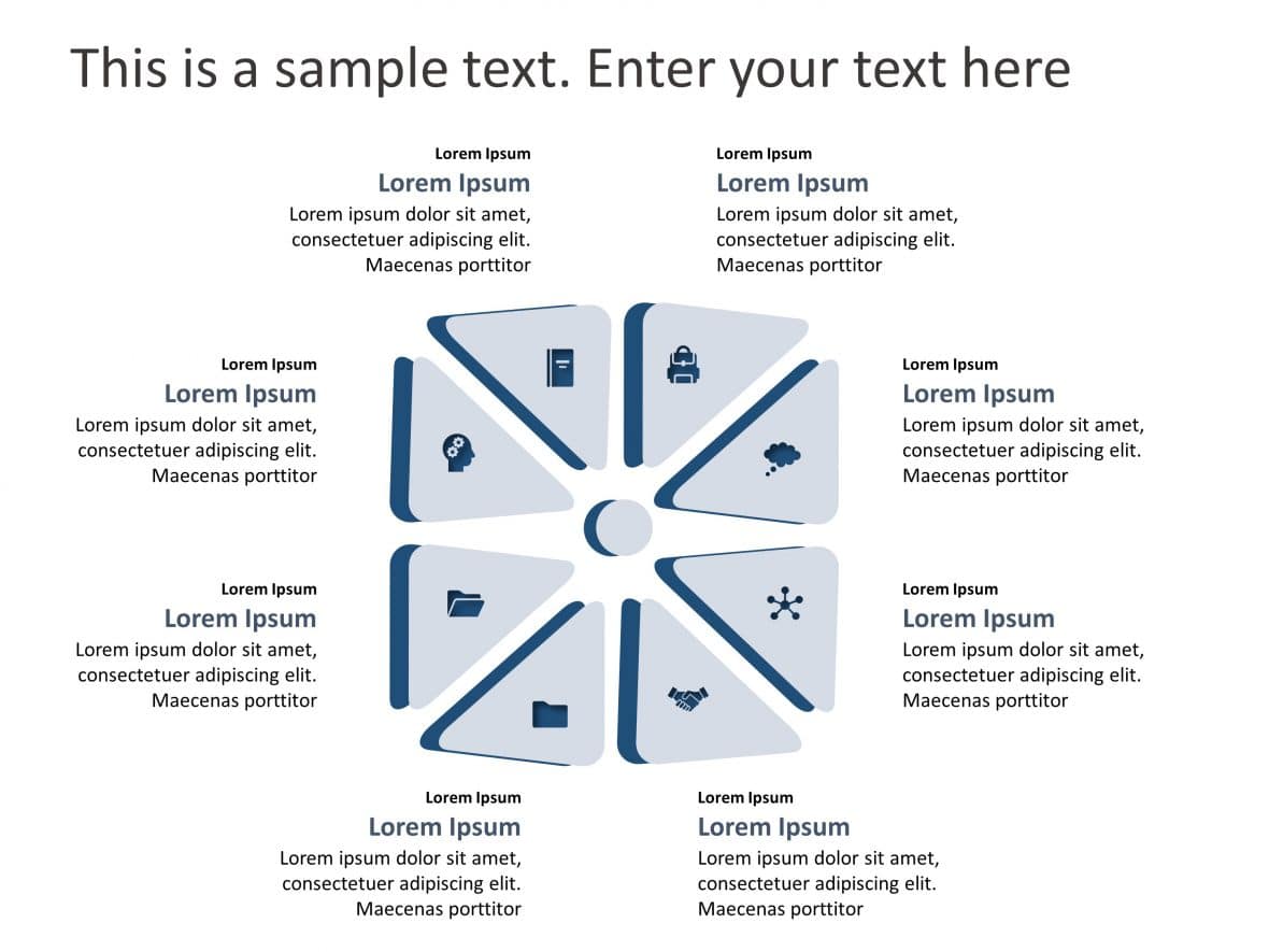 8 Steps Petal 1 PowerPoint Template | SlideUpLift