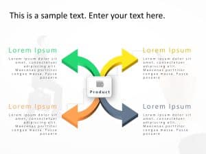 4 Steps Arrow Process PowerPoint Template | SlideUpLift