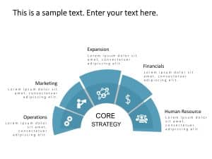 5 Steps Business Strategy PowerPoint Template | SlideUpLift