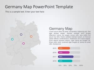 Germany Map PowerPoint Template 5 | Map PowerPoint Templates | SlideUpLift