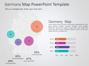 Germany Map PowerPoint Template 5 | Map PowerPoint Templates | SlideUpLift