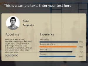 Employee Resume 6 PowerPoint Template | SlideUpLift