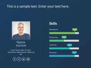 Employee Resume 6 PowerPoint Template | SlideUpLift