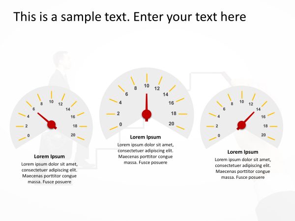 Speedometer Options PowerPoint 1 | Speedometer Templates | SlideUpLift