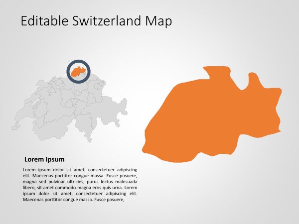 1004+ Free Editable Switzerland Maps Templates for PowerPoint | SlideUpLift