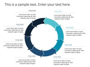 8 Steps Circle Infographic PowerPoint Template | SlideUpLift