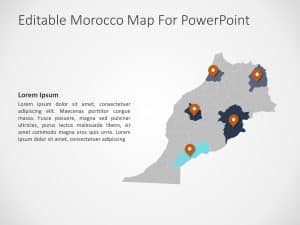 Top Morocco Map PowerPoint Templates | Morocco Map PPT Slides and ...