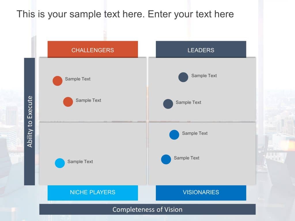 Magic Quadrant PowerPoint Template