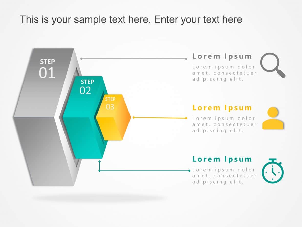 3D Strategic Initiatives PowerPoint Template | SlideUpLift