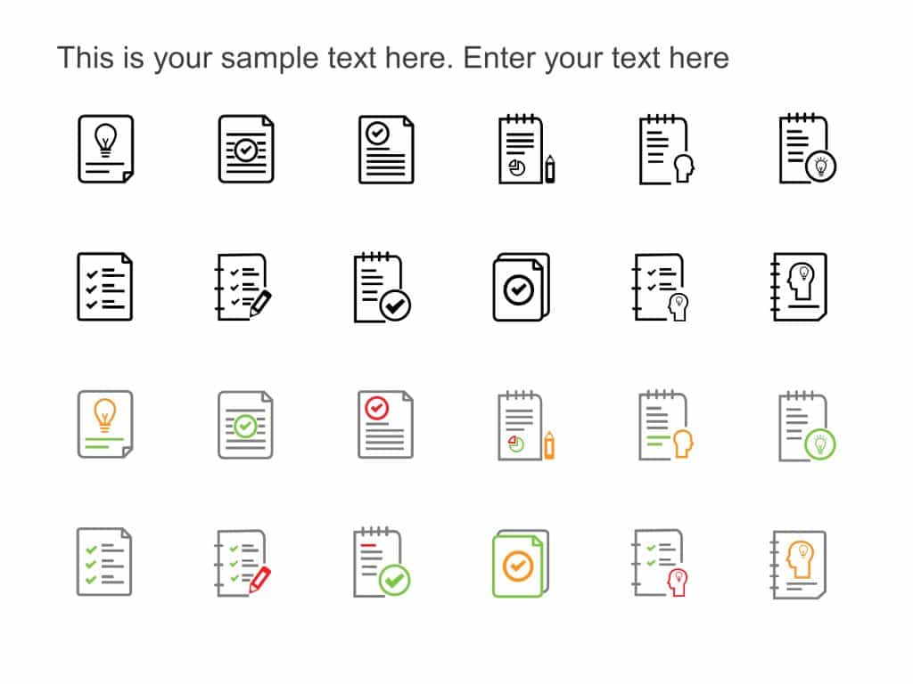 Conclusion Icons PowerPoint Template