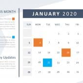 Calendar PowerPoint 2020 | calendar PowerPoint Templates | SlideUpLift
