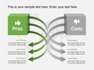 Pros And Cons 7 PowerPoint Template | SlideUpLift