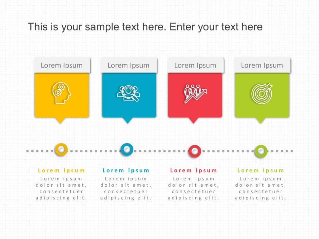 Roadmap 4 Steps PowerPoint Template