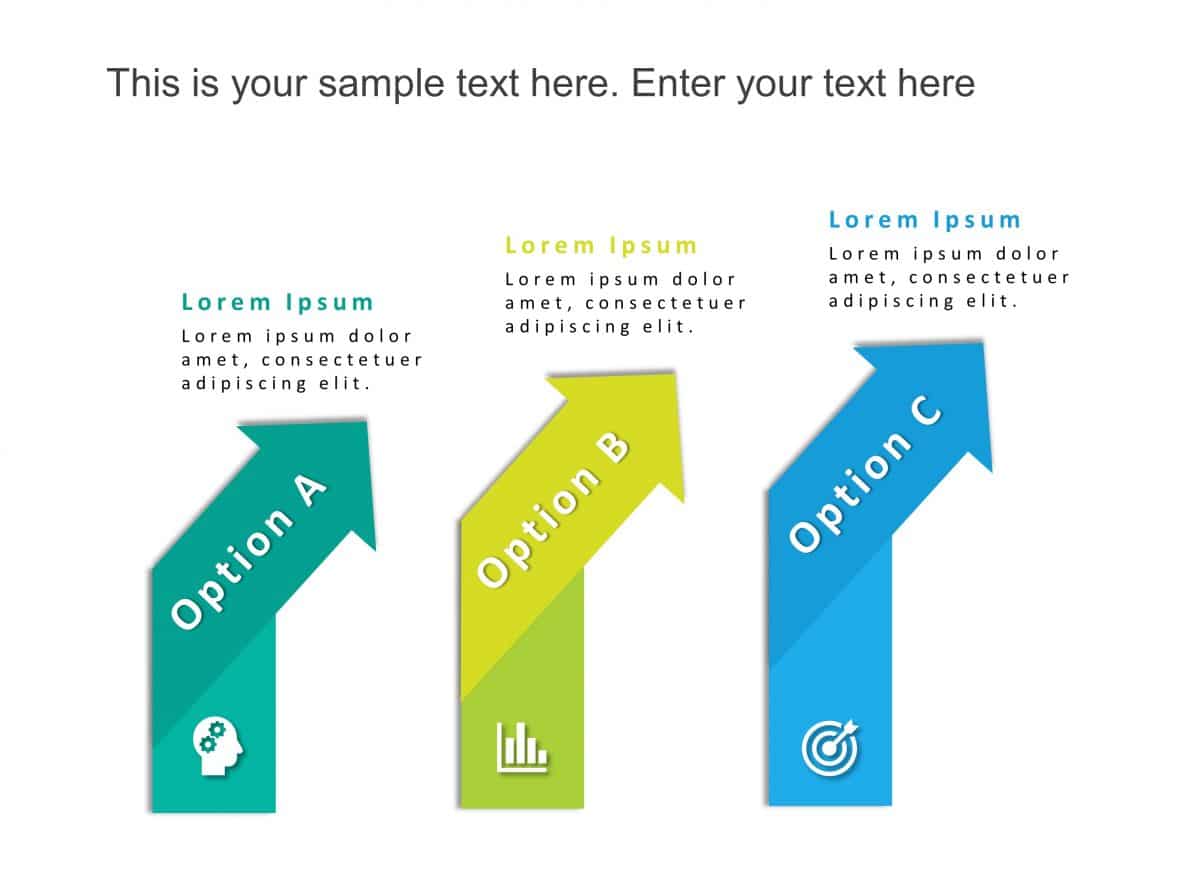 Arrows Option PowerPoint Template | SlideUpLift