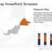 Malaysia Map 10 PowerPoint Template