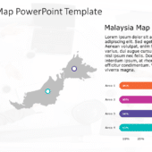 Malaysia Map 10 PowerPoint Template