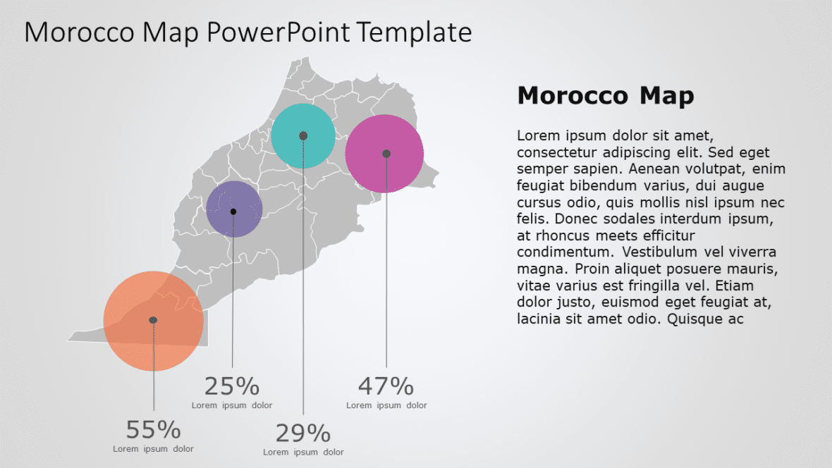 56+ Editable Morocco Maps Templates for PowerPoint | SlideUpLift