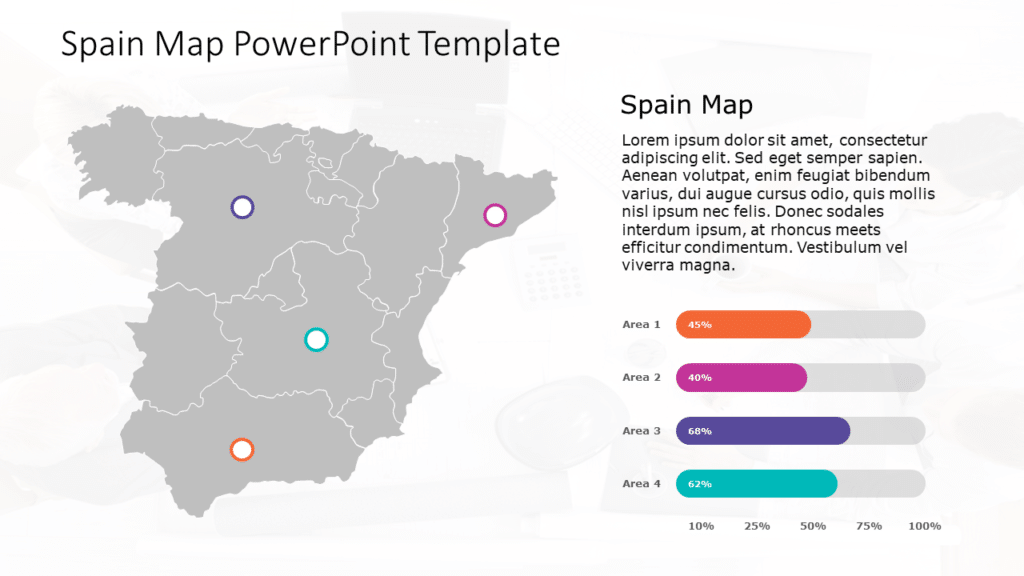 1152+ Free Editable Spain Maps Templates for PowerPoint | SlideUpLift