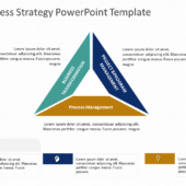 Triangle Business Steps PowerPoint Template