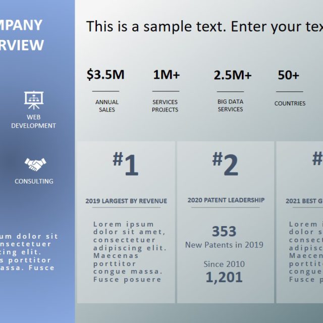 Animated Capabilities Executive Summary 1 PowerPoint Template