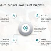Animated 7 Steps Product Features PowerPoint Template | SlideUpLift