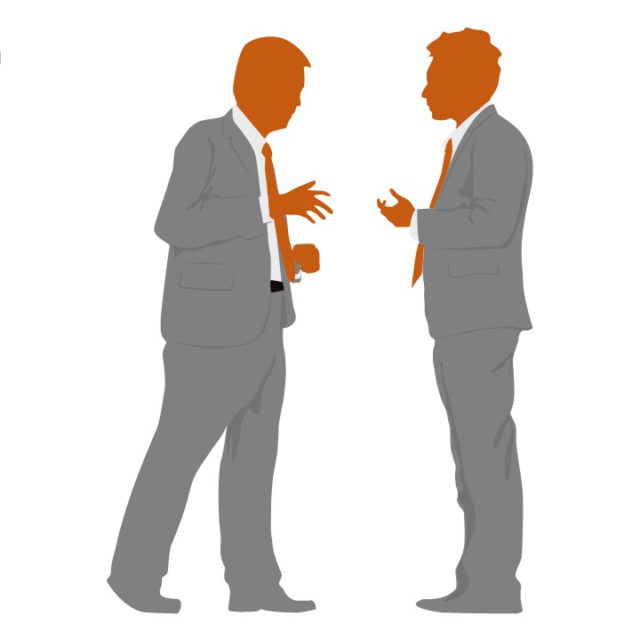 Salesman Silhouette PowerPoint Template