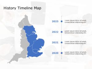 England Map PowerPoint Template 07 | SlideUpLift