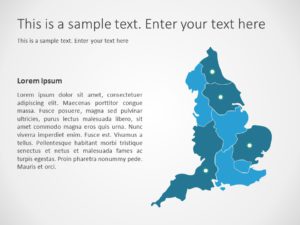England Map PowerPoint Template 07 | SlideUpLift