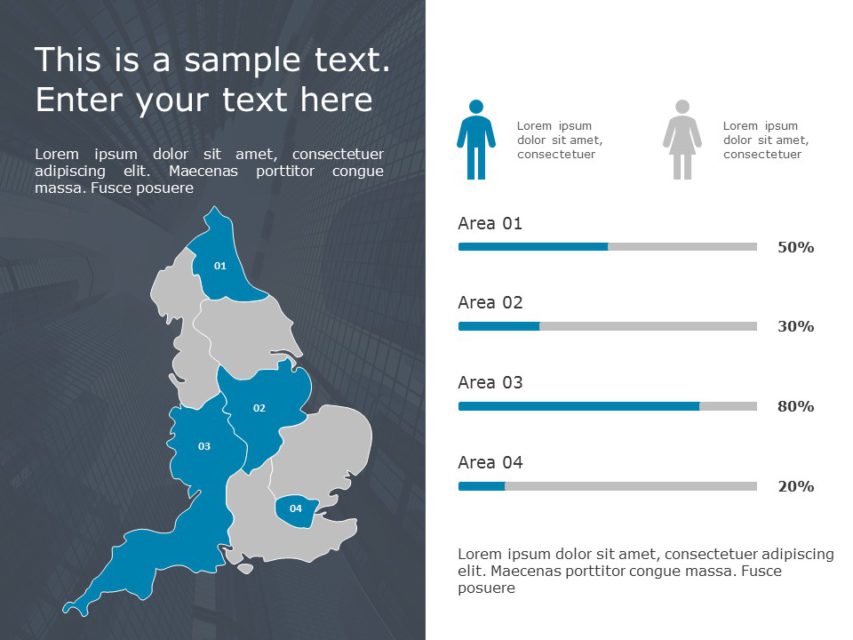 England Map PowerPoint Template 06 | SlideUpLift